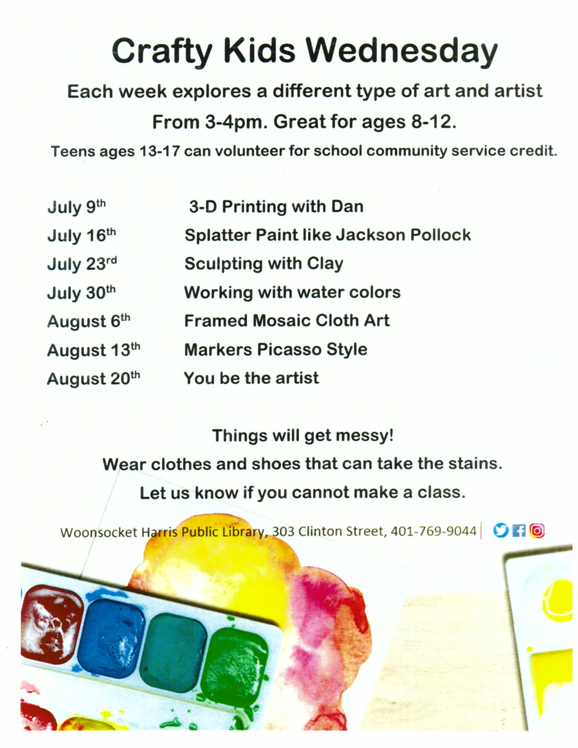 3-4p Crafty Kids Wednesday – Woonsocket Harris Public Library ...